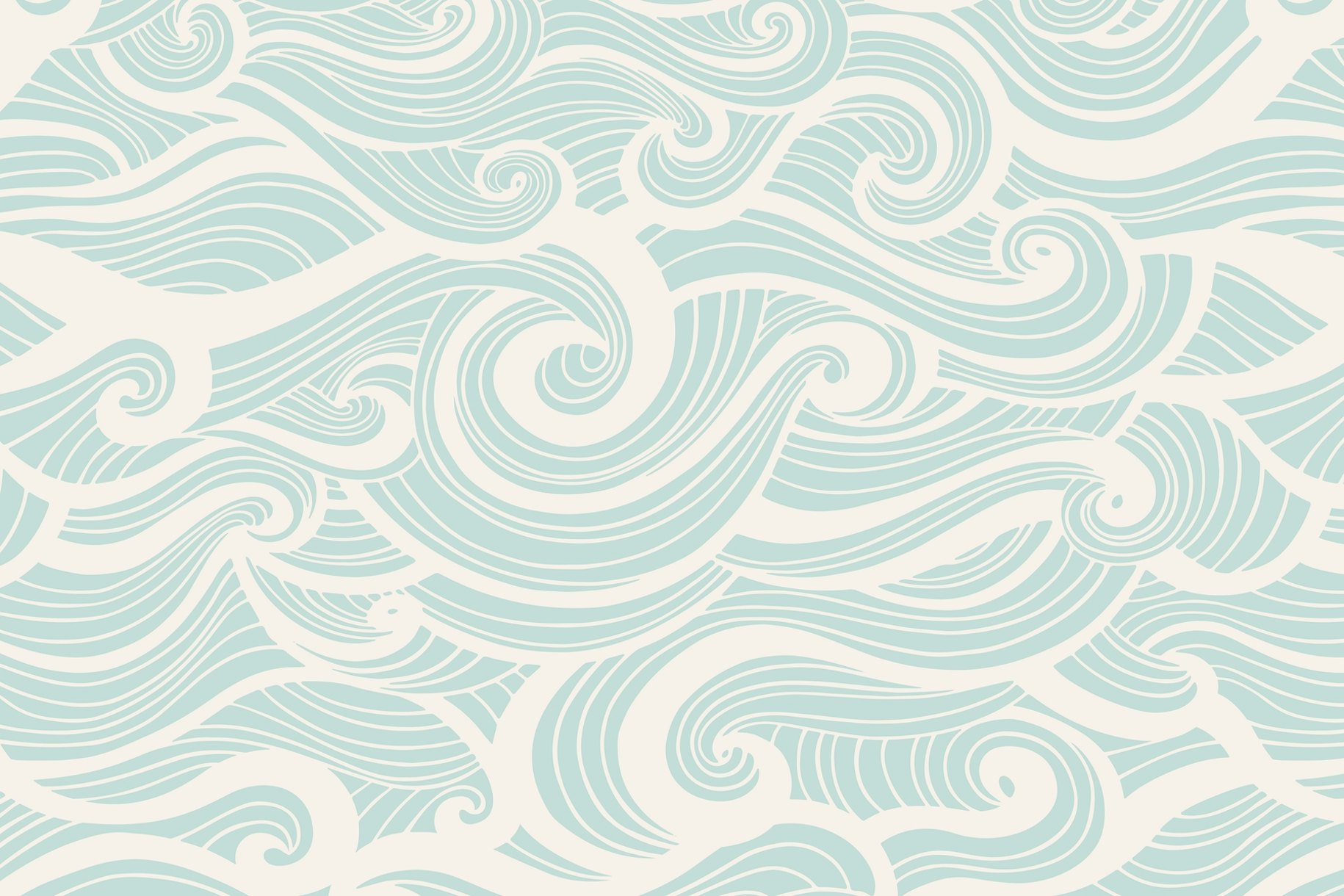 Bold Ocean Waves wallpaper - Free shipping | Happywall