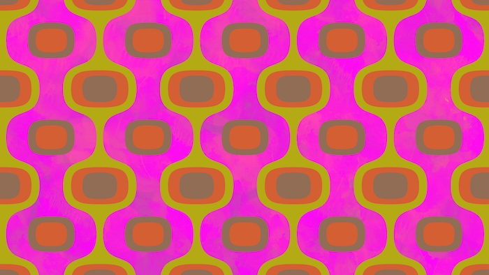 Buy Mid Century Neon Abstract Wallpaper | Happywall