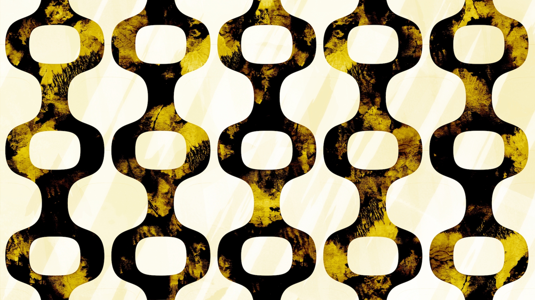 Retro Amber Ornaments wallpaper - Free shipping | Happywall