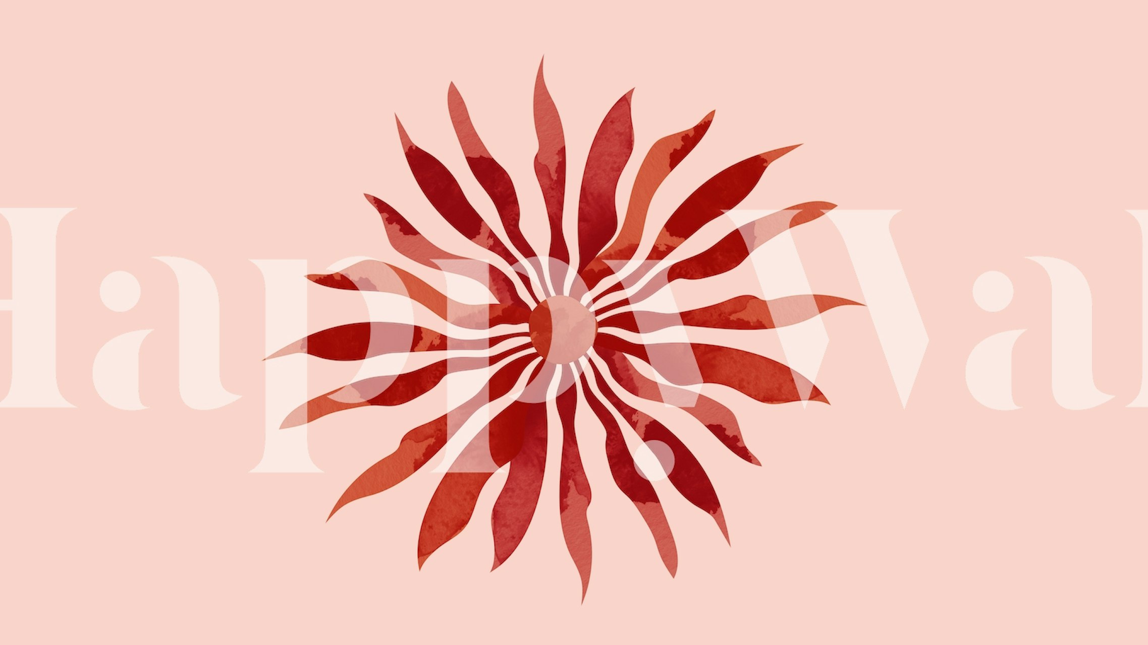 Coral Flower Wallpaper - Buy Beautiful Botanical Wallpapers