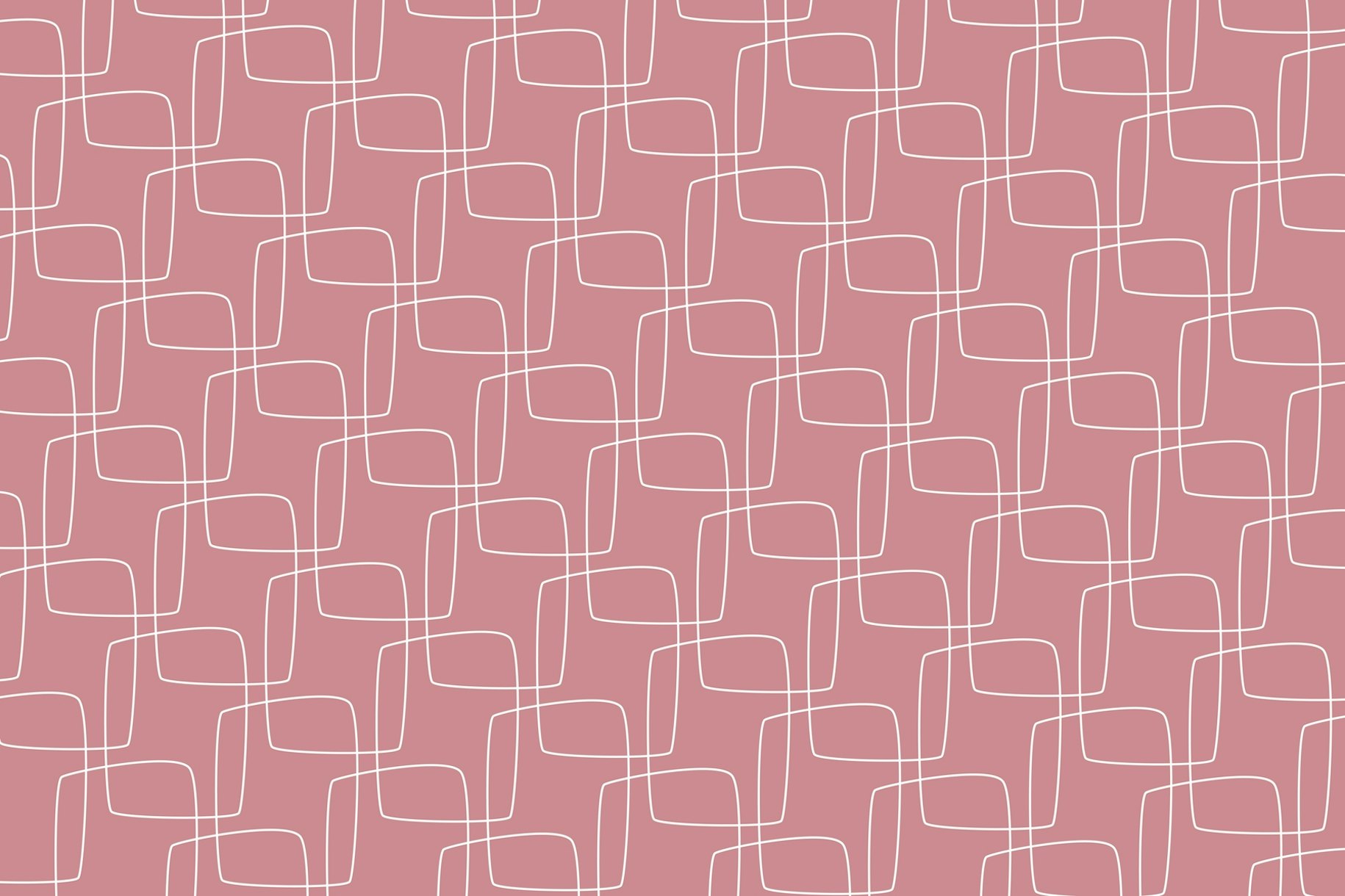 Retro Pattern Soft Pink Wallpaper - Buy Online at Happywall