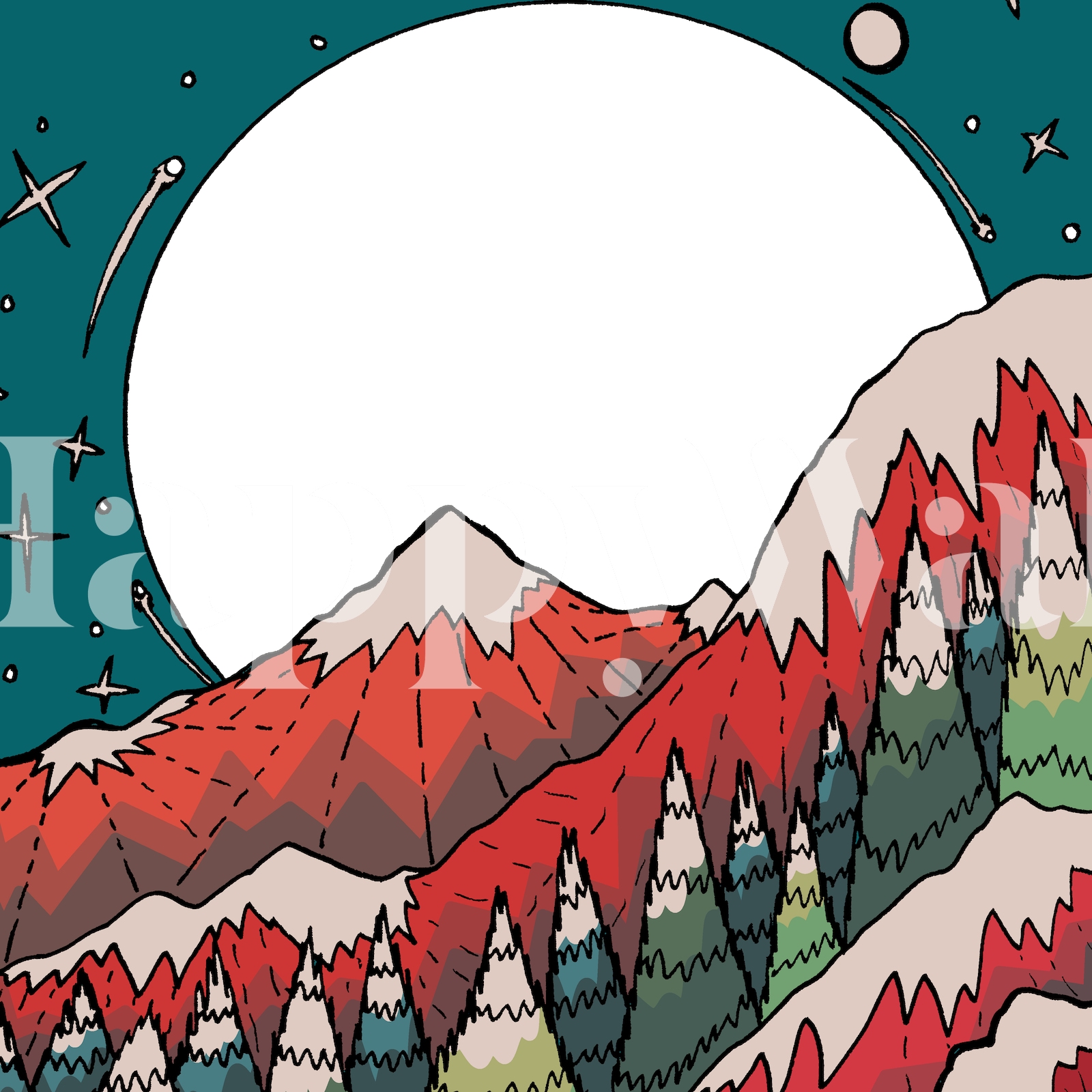 A December landscape Wallpaper | happywall.com