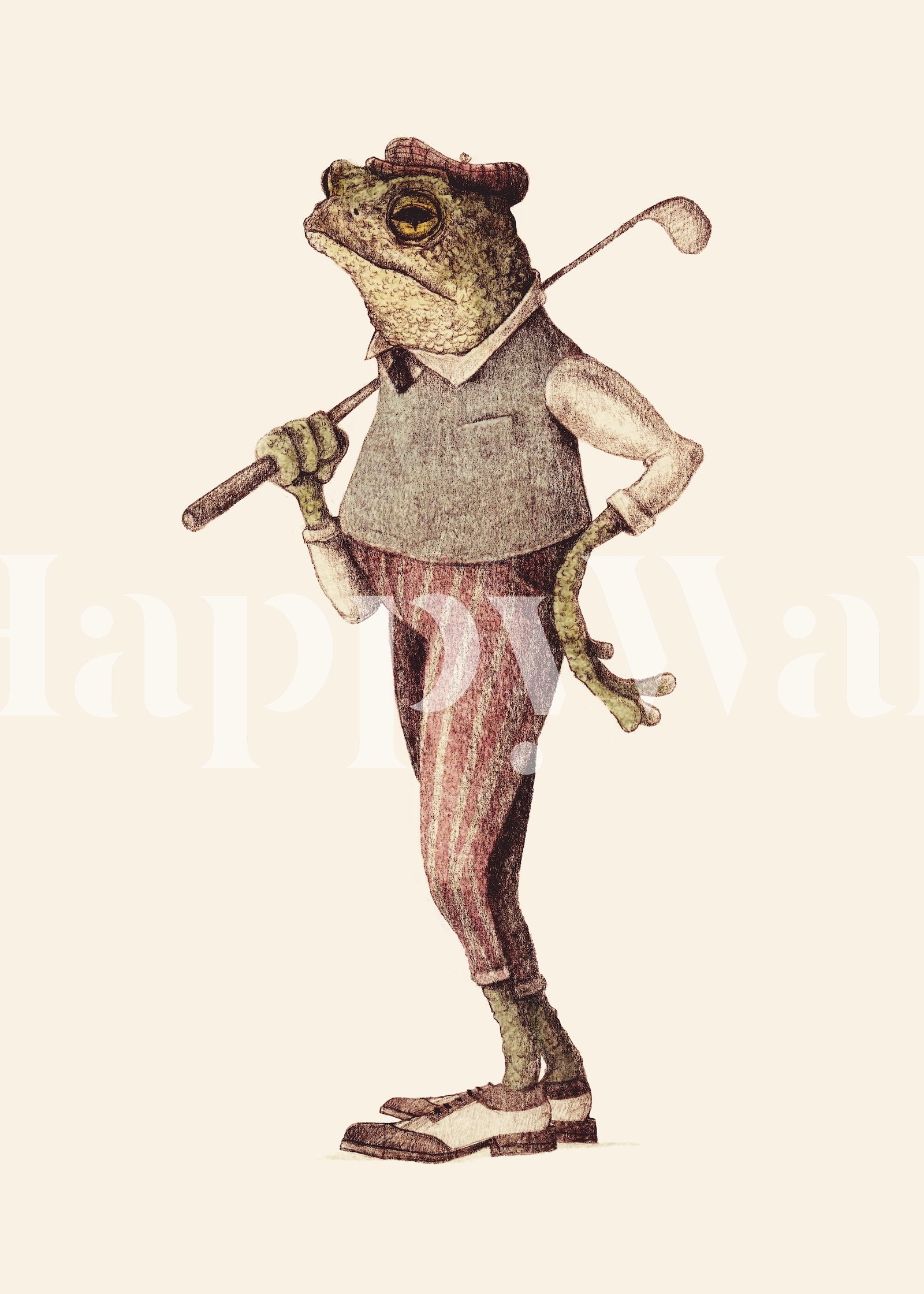 Frog Swing II Wallpaper - Happywall