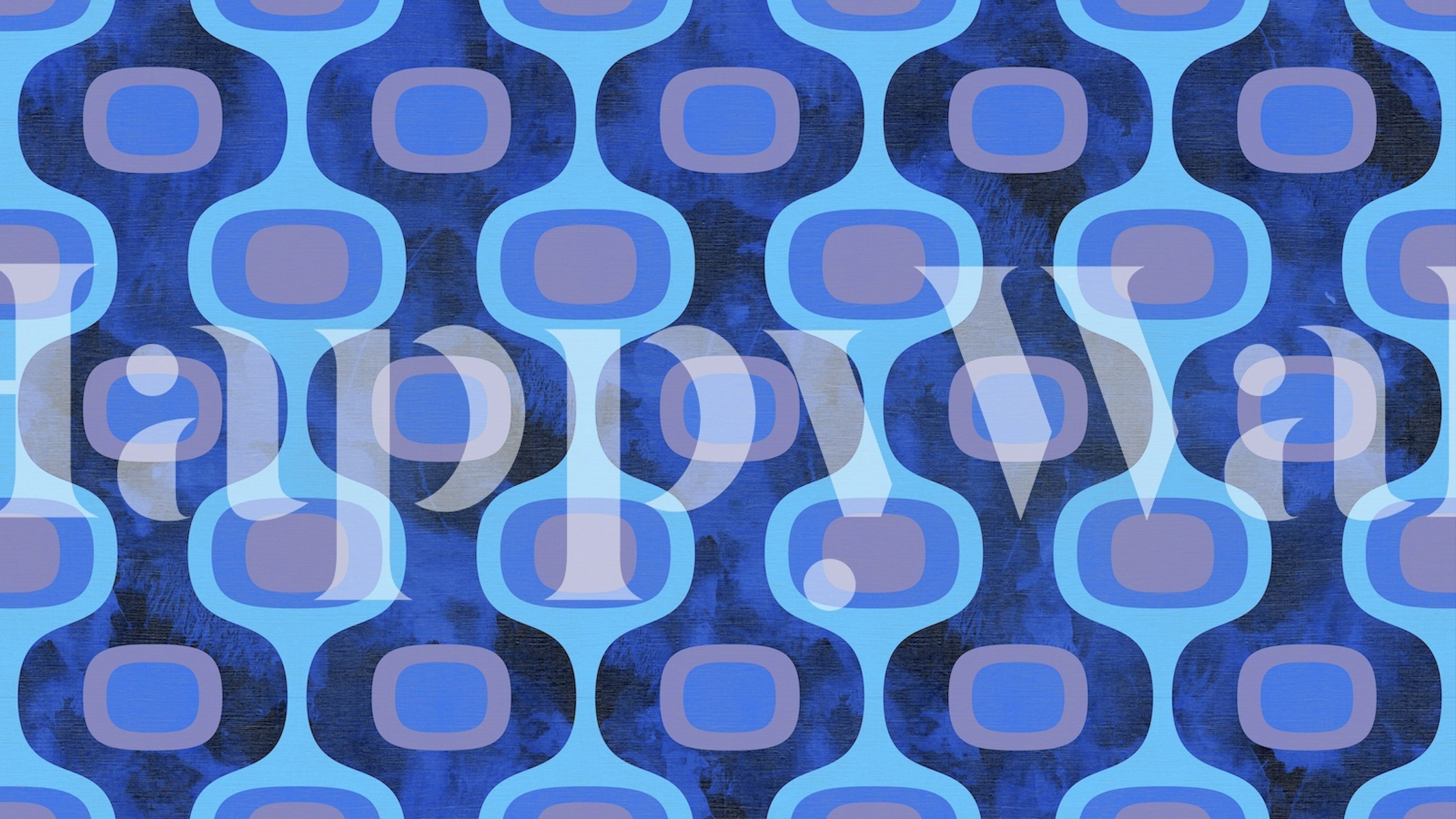 Buy Groovy Vintage Wallpaper Online | Happywall