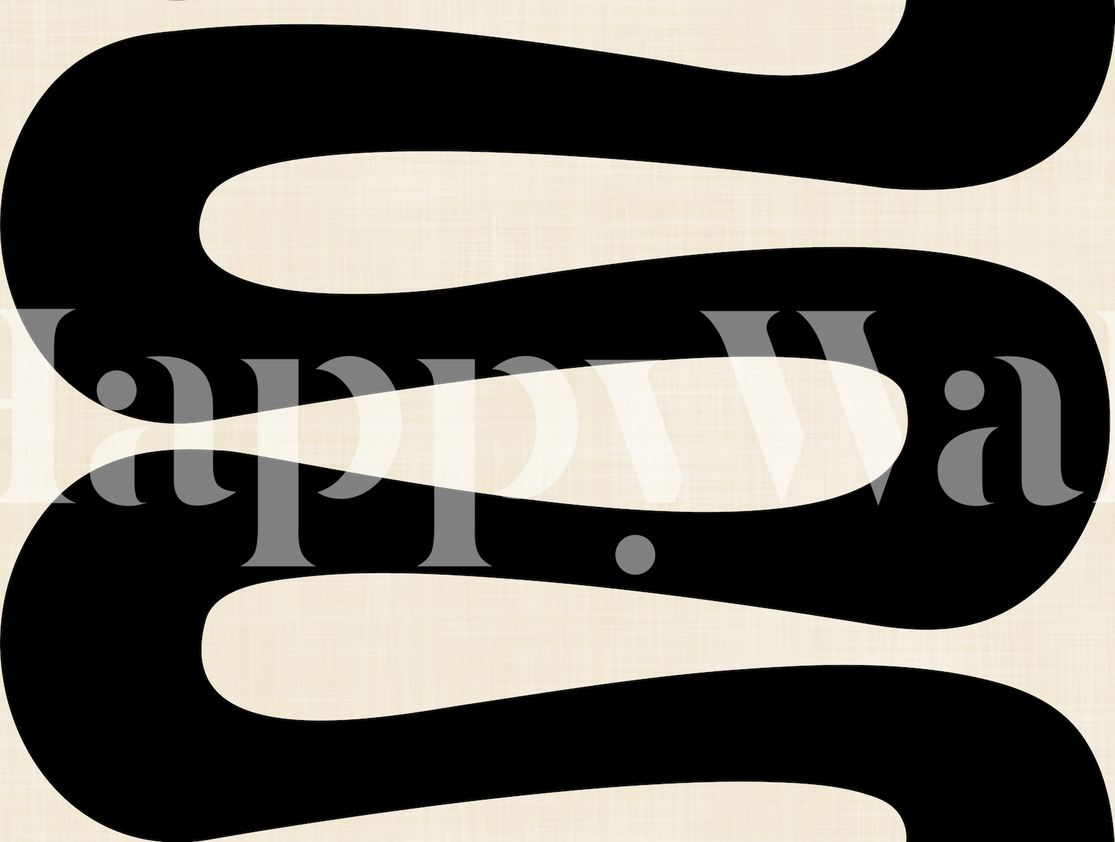 Abstract Curve Stripe Wallpaper - Happywall