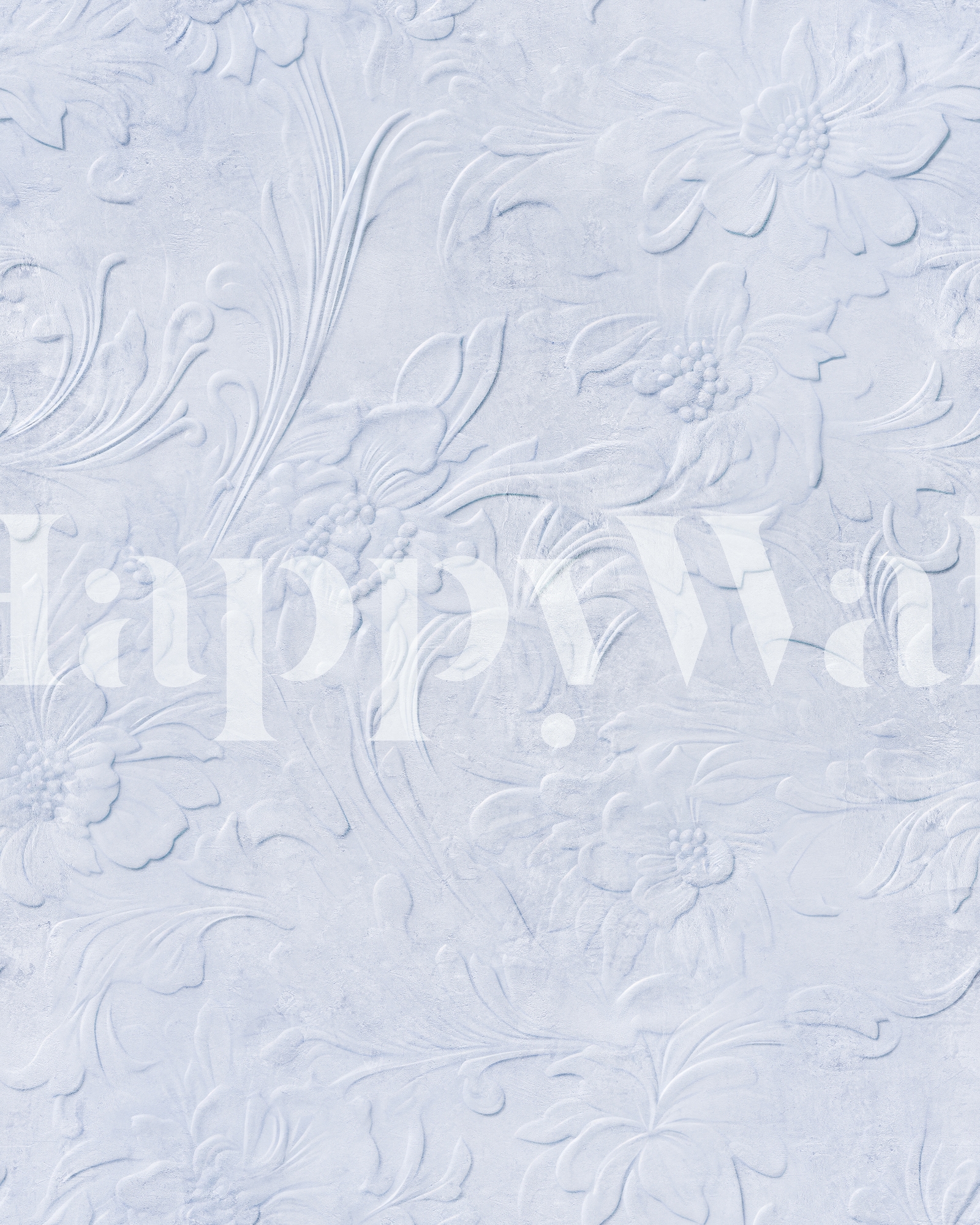 Leaf Tea - Baby Blue wallpaper | Happywall