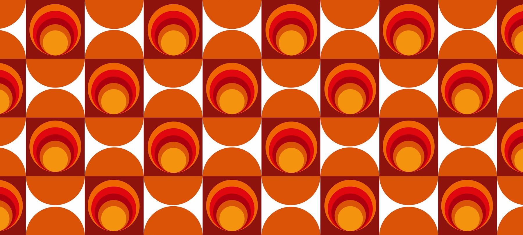 Vintage Sun Pattern wallpaper - Free shipping | Happywall