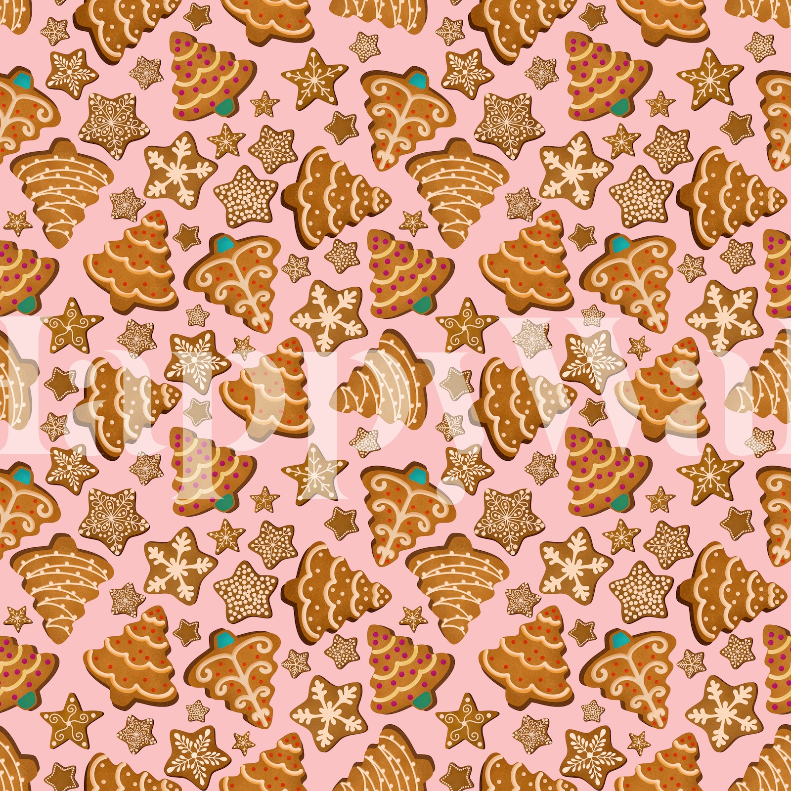 Christmas Gingerbread Cookies Wallpaper - Happywall