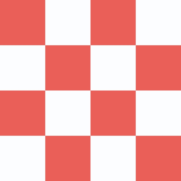 Checkerboard Wallpaper - Soft Red and White