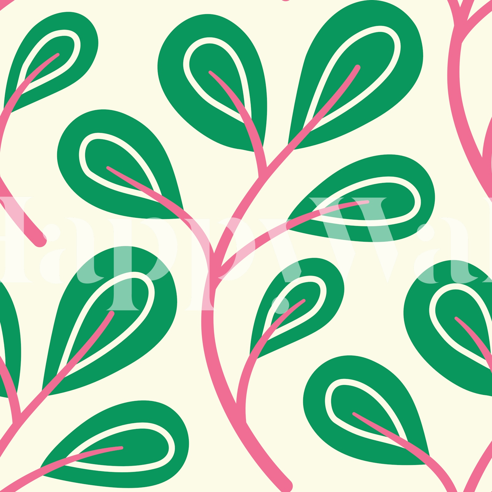 Leaves Pattern Wallpaper - Happywall