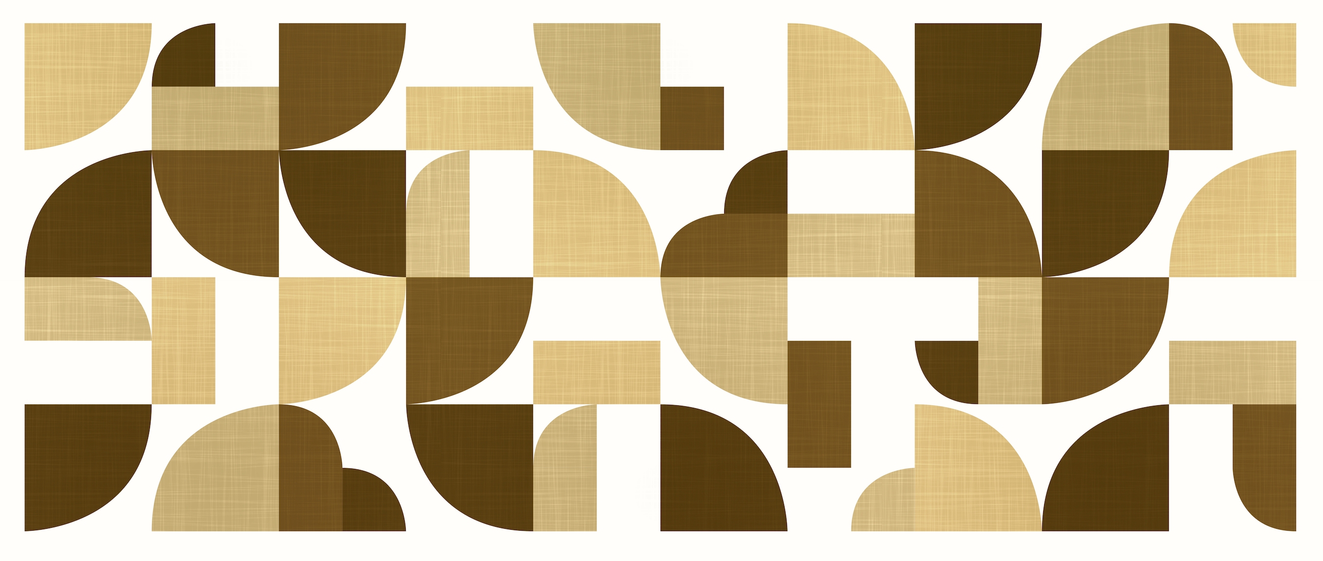 Retro Curvy Forms wallpaper | Happywall