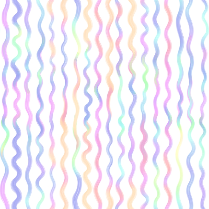 Pastel Wavy Stripe Wallpaper