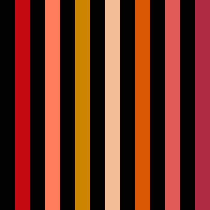 Retro Striped Wallpaper in Bold Colors