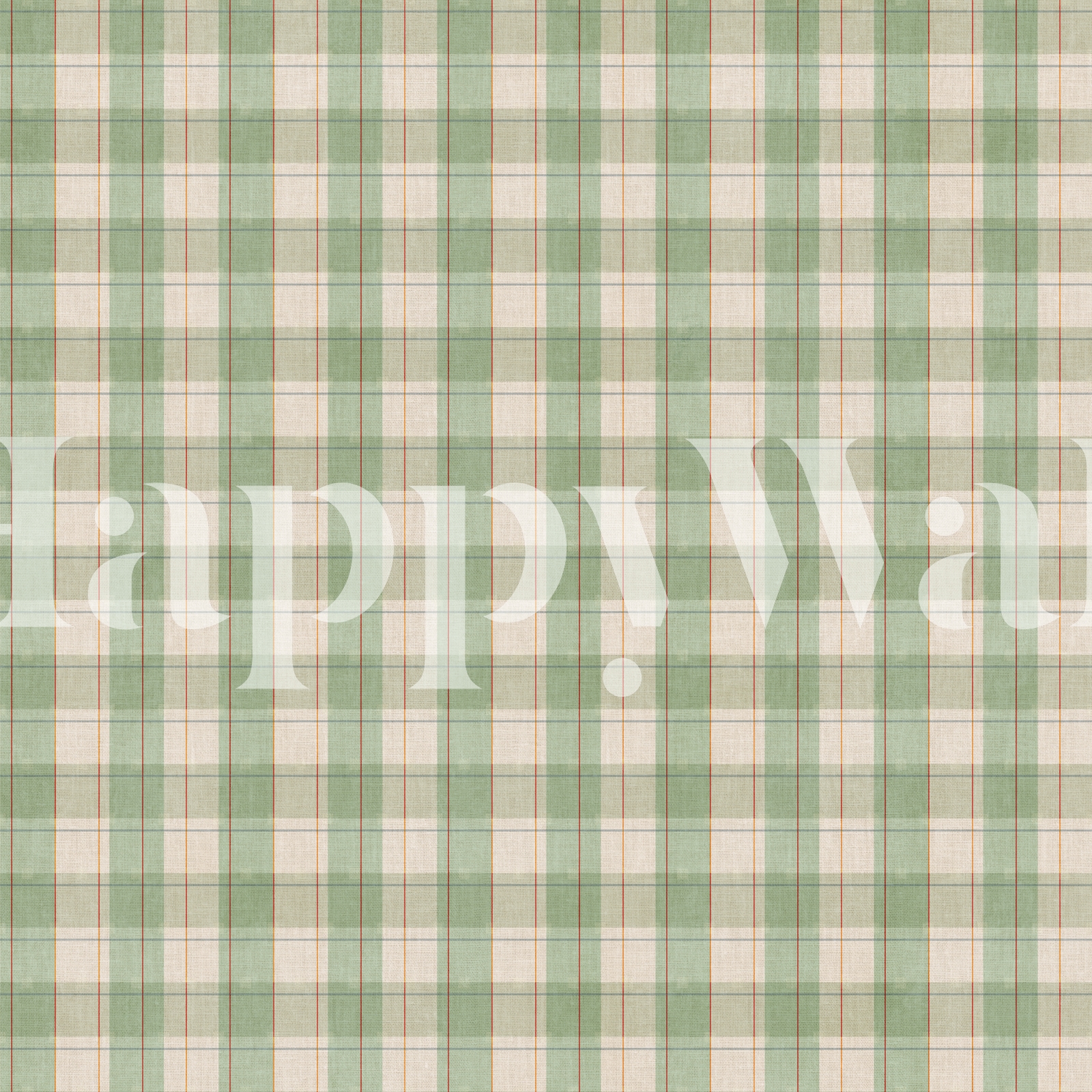 Gingham Checker Pattern Mint | happywall.com