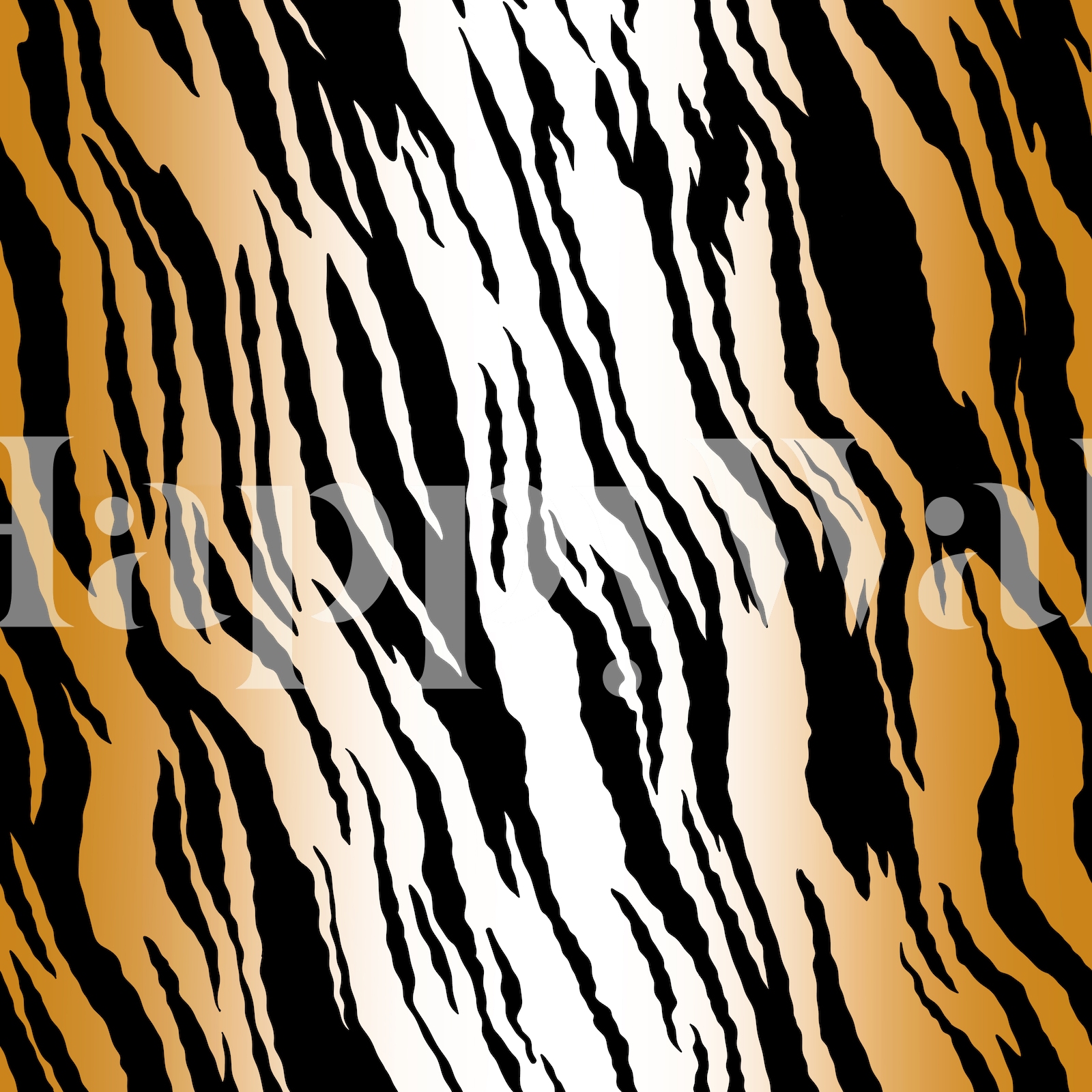 Seamless Tiger Pattern Wallpaper | happywall.com