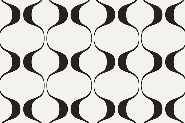 Retro BW Geo Abstract Wallpaper - Happywall