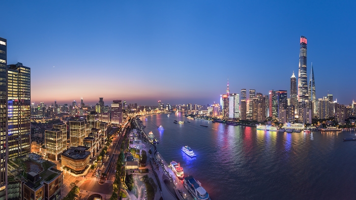 The Blue Hour in Shanghai - Happywall