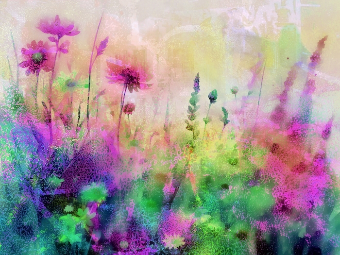 Vivid Floral Summer Wallpaper for Indoor Spaces