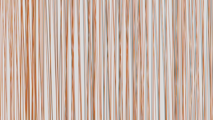 Burnt Orange Line Grid Wallpaper