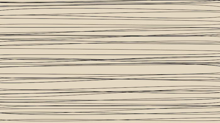 Scandinavian Line Art Black Cream Wallpaper