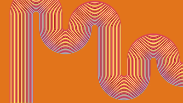 Curvy Wave Wallpaper - Happywall