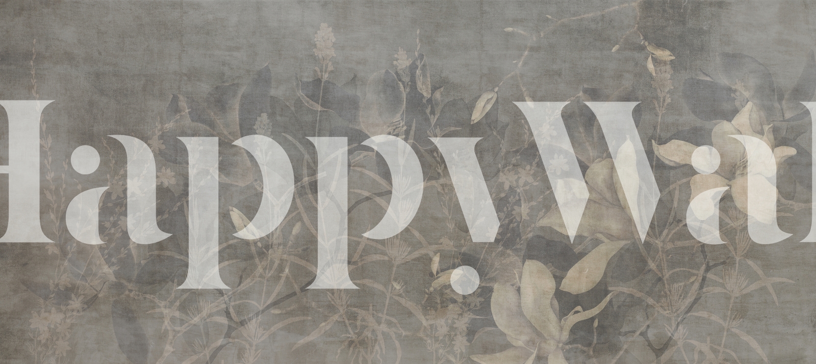 Magnolia Morning Gray Wallpaper - Happywall