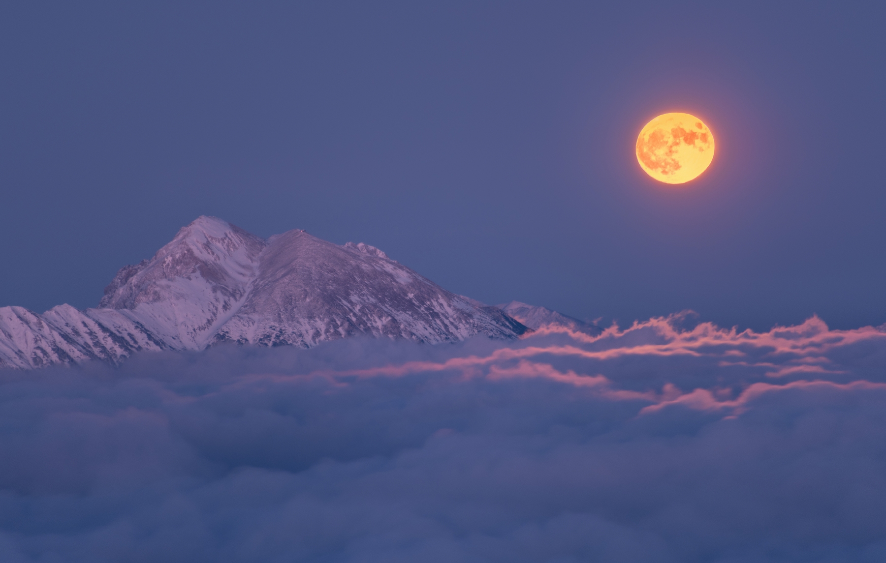 Super Moon Rises Wallpaper | Happywall
