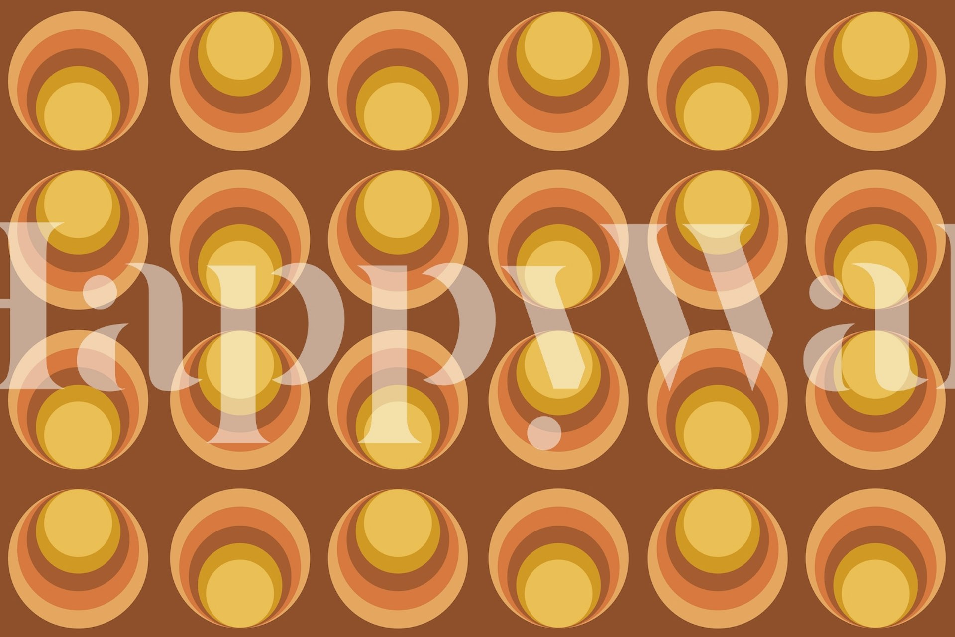 70s Abstract Geometry Wallpaper | happywall.com