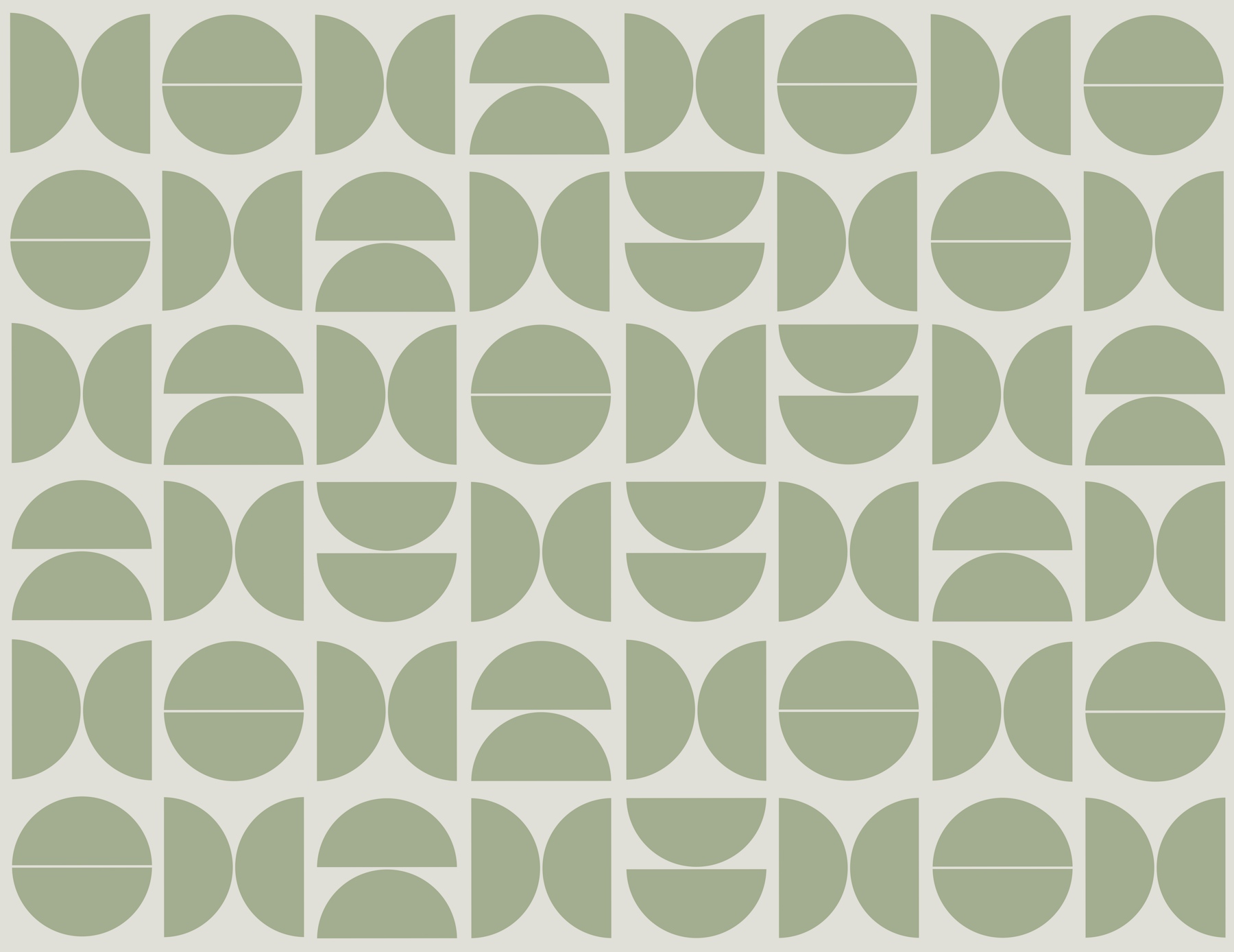 Vintage Abstract Geometry Pattern Modern Sage wallpaper | Happywall
