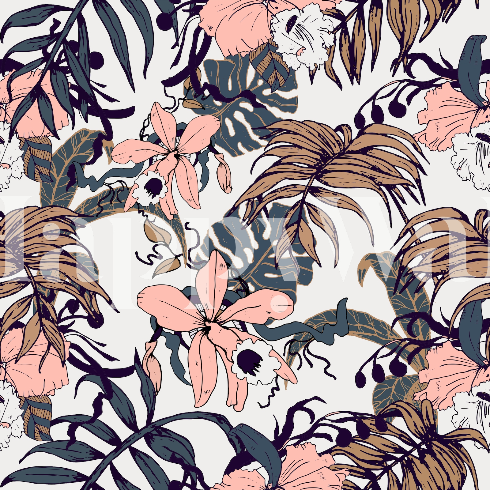 Winter in the jungle Wallpaper | Happywall