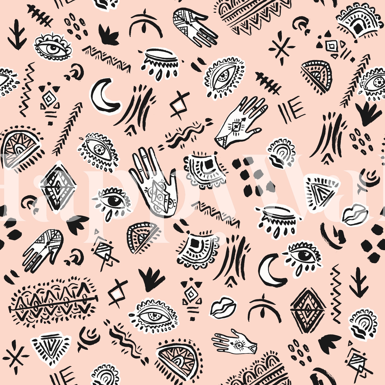 Black and White Nomad Tribe Wallpaper