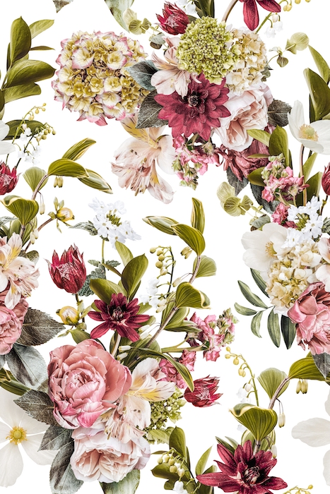 Ancient Garden Harmony Wallpaper | happywall.com