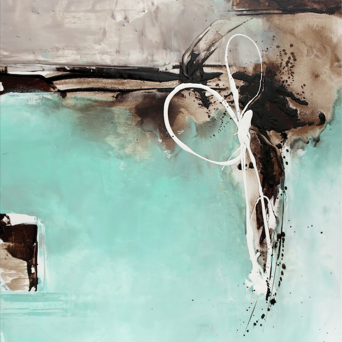 Deep Dive Abstract Art Painting wallpaper | Happywall