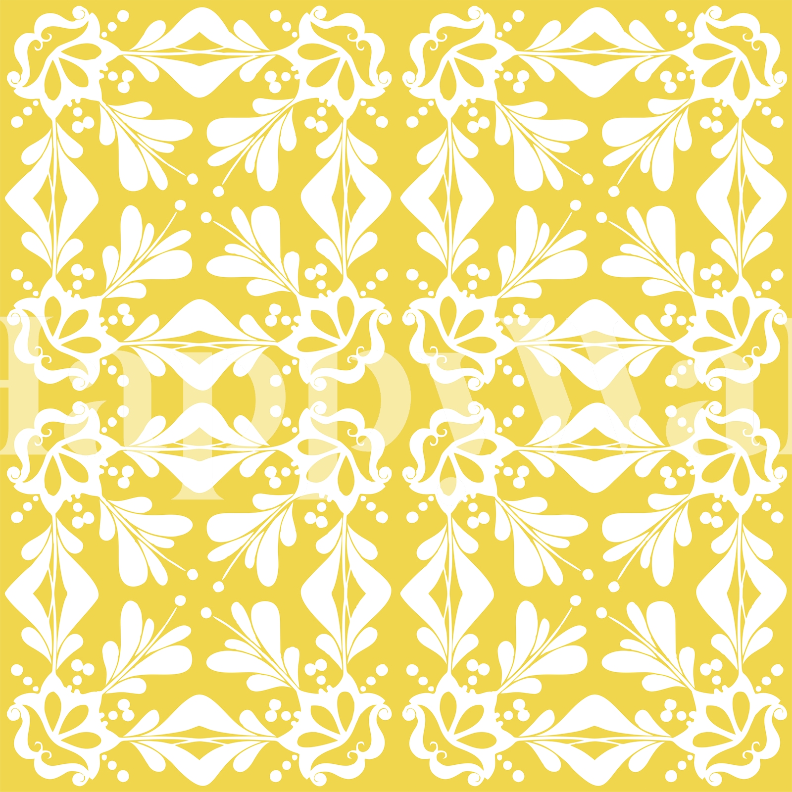 Saffron Yellow Mexican Tiles - happywall.com