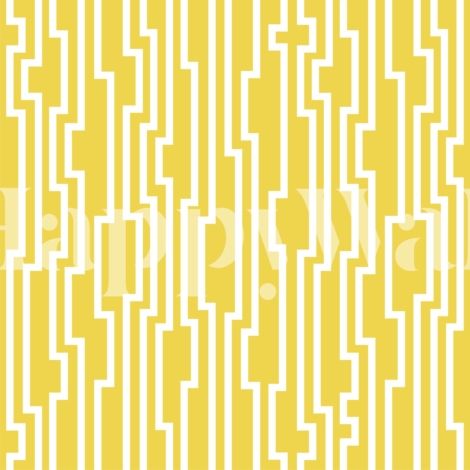 White Mustard Stripes Wallpaper - Happywall