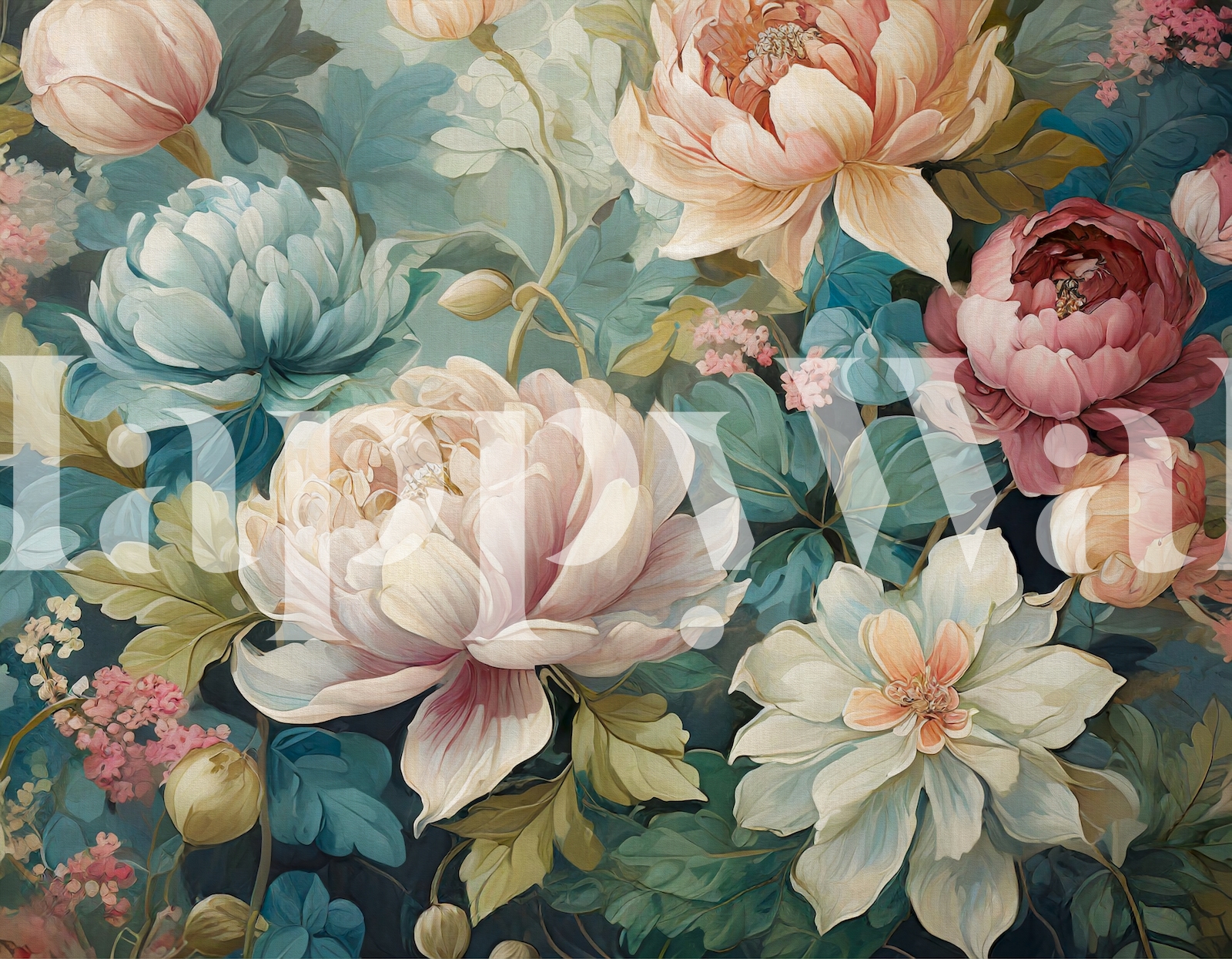 Pastel Spring Floral Wallpaper | Happywall