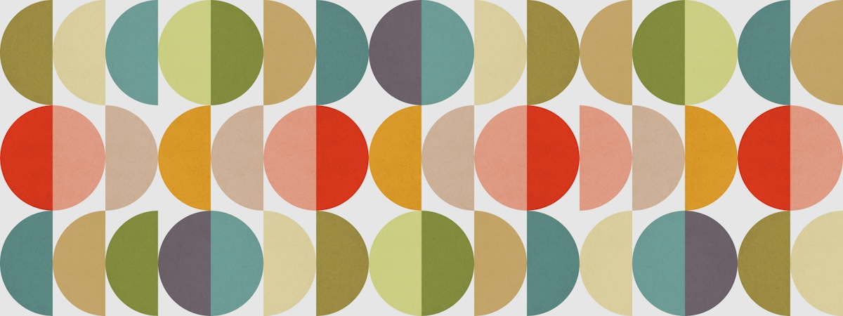 Colorful Geometric Circle Wallpaper