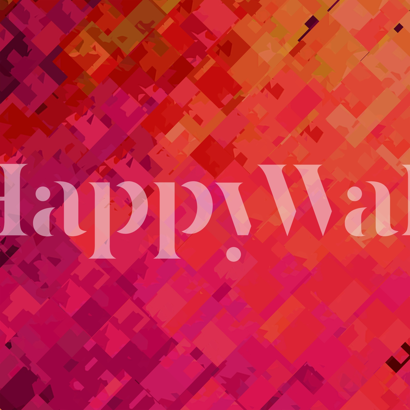 Purple & Orange Wallpaper - Happywall