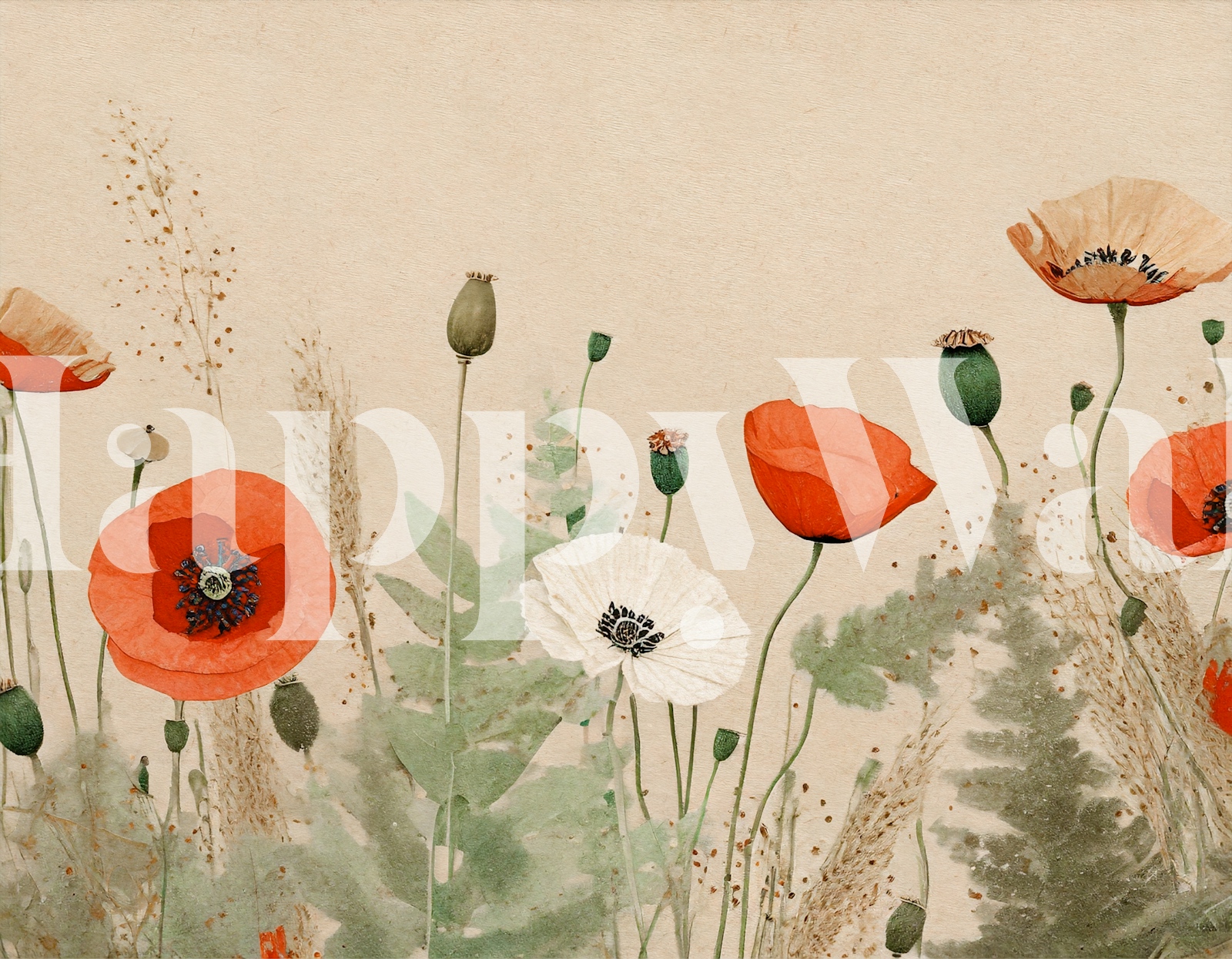 Wild Meadow Wallpaper - Happywall.com