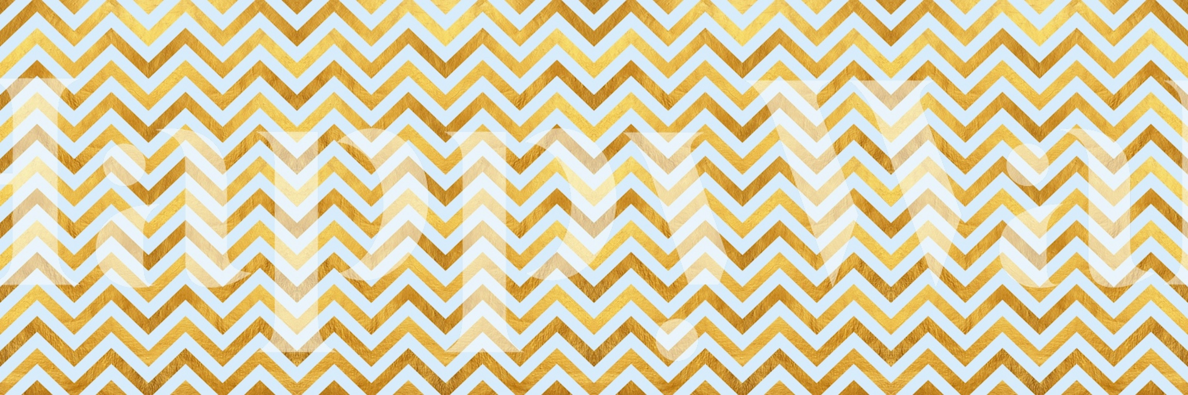 Lines and Golden Chevron Wallpaper