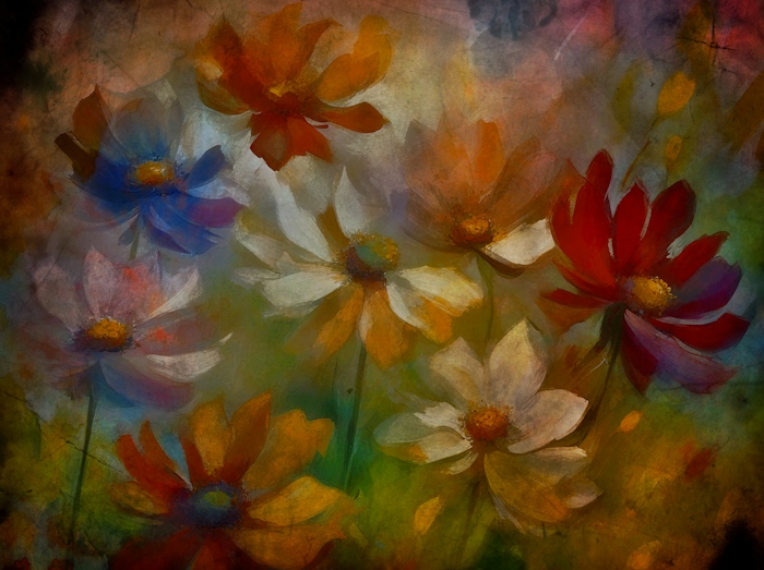 Moody Floral Chic wallpaper | Happywall