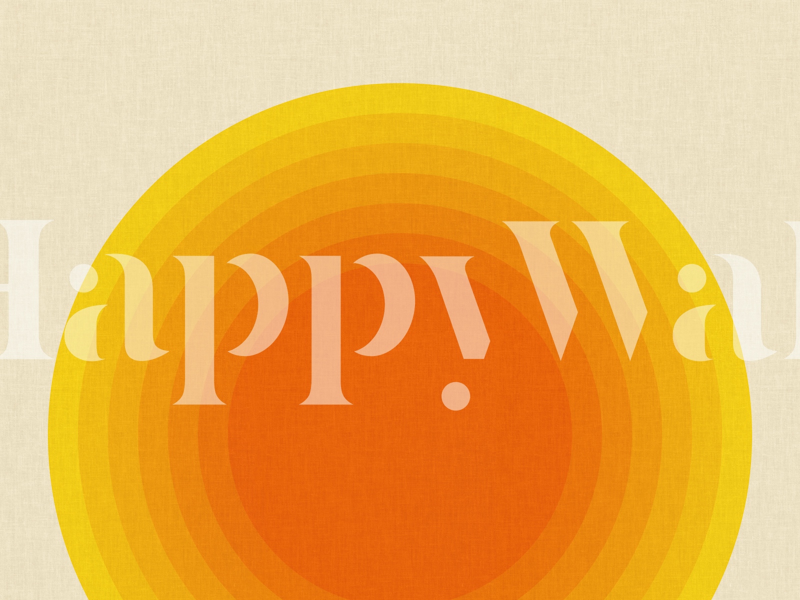 Happy Rising Sun Wallpaper Design | happywall.com