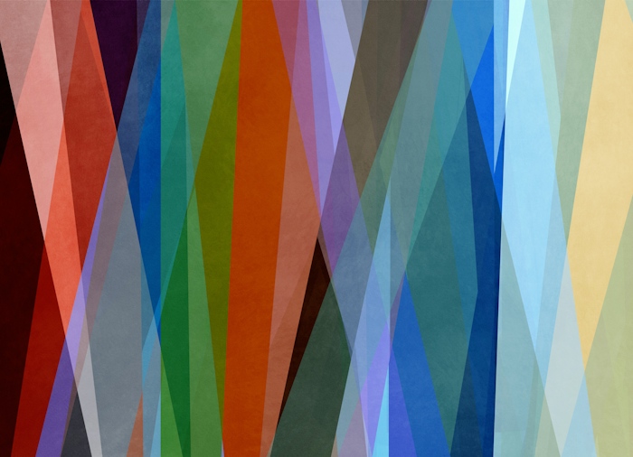 Colorful Geometric Striped Wallpaper