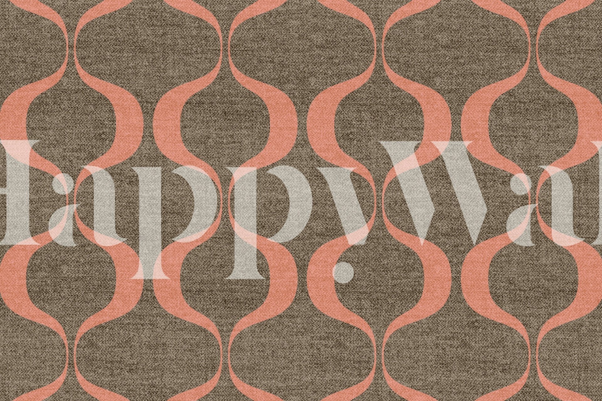 Woven Seventies Wallpaper | happywall.com