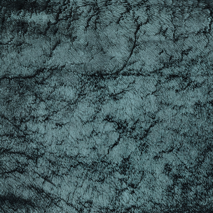 Petrol Metallic Fur Wallpaper