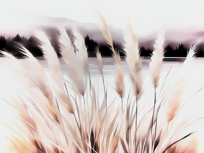 Immerse yourself in the tranquility of nature with our Grass Land wall ...