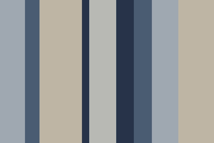 Vintage Blue Stripes Wallpaper | Happywall.com