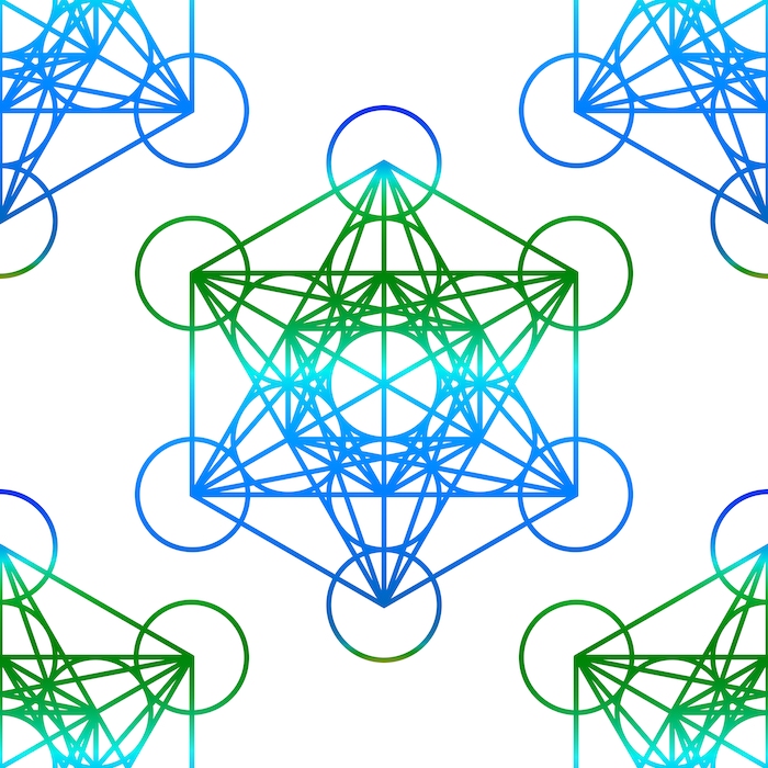 Archangel Metatron's Cube Wallpaper | Happywall