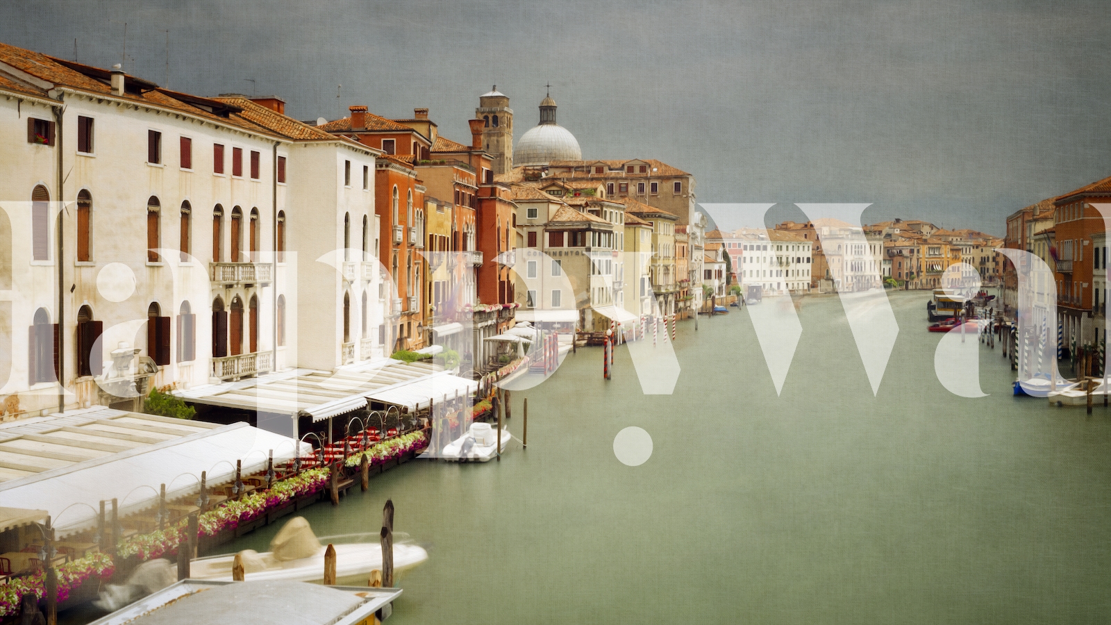 Venice Canal Scenic Wallpaper for Home Decor