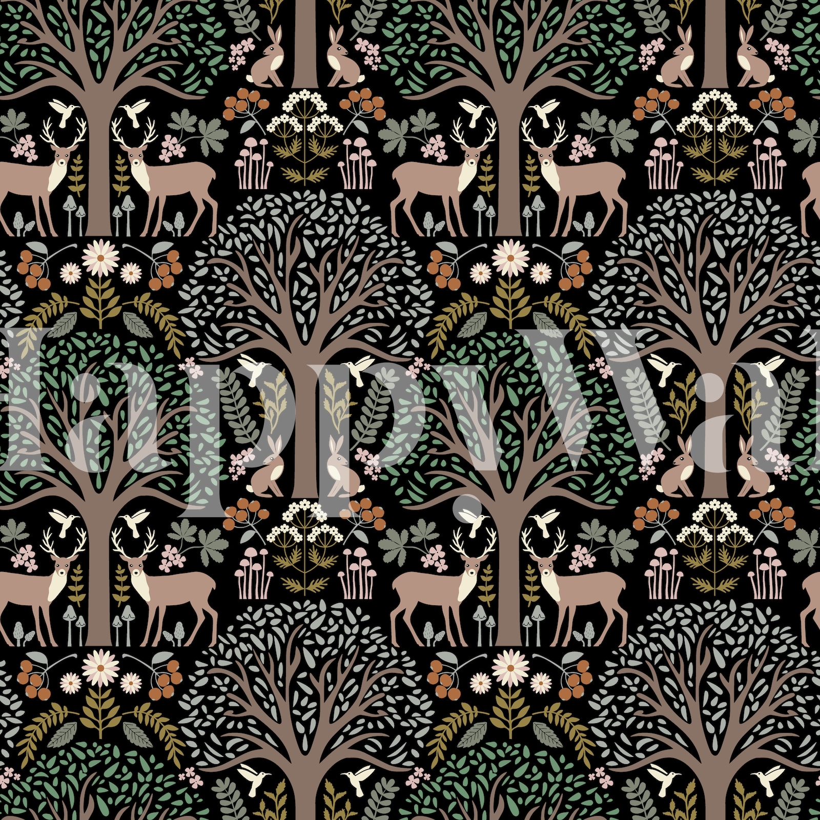 Forest Biome wallpaper tapeta | Happywall